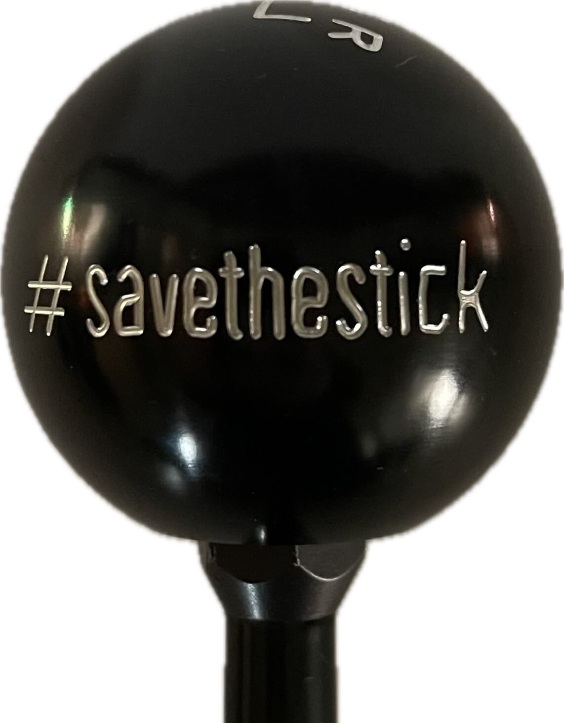 SaveTheStick 5-speed Shift Knob Billet Black 2" diameter - American ...