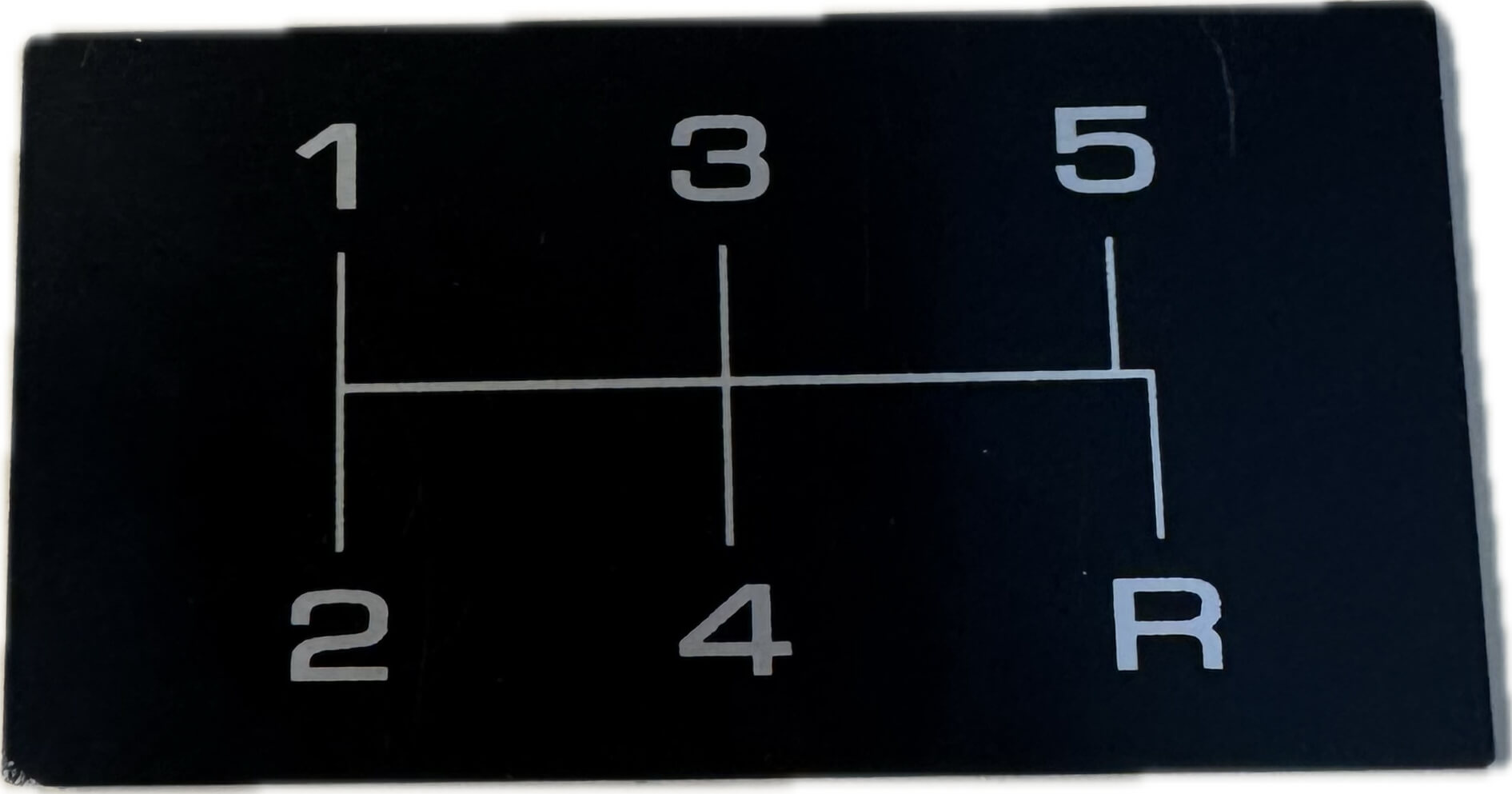 1968-72 Chevrolet Chevelle 5 Speed Console Plate - American Powertrain ...