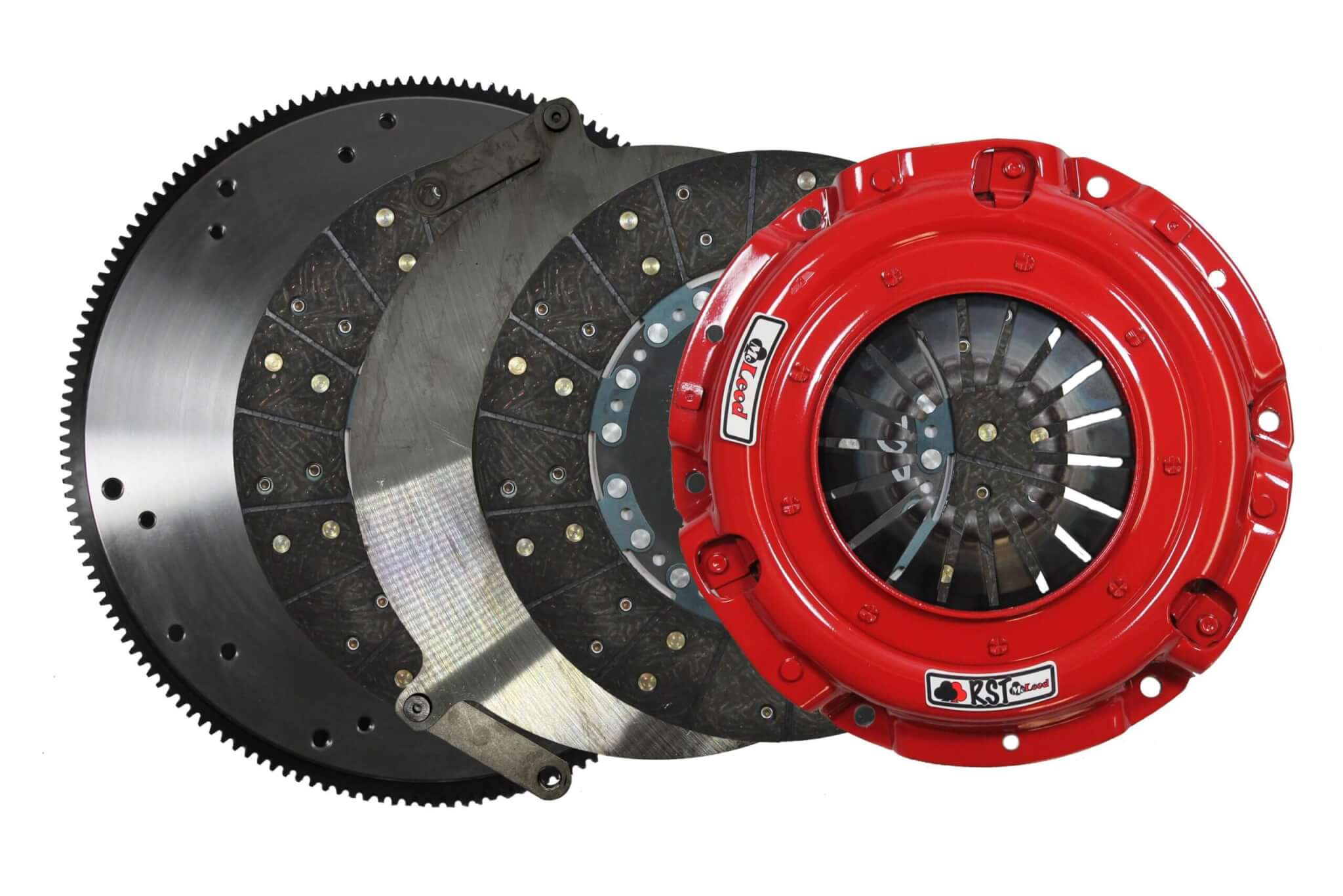 McLeod RST Dual Disc Clutch Kit, Steel Flywheel, GM 1997-13 LS-X 6 Bolt ...